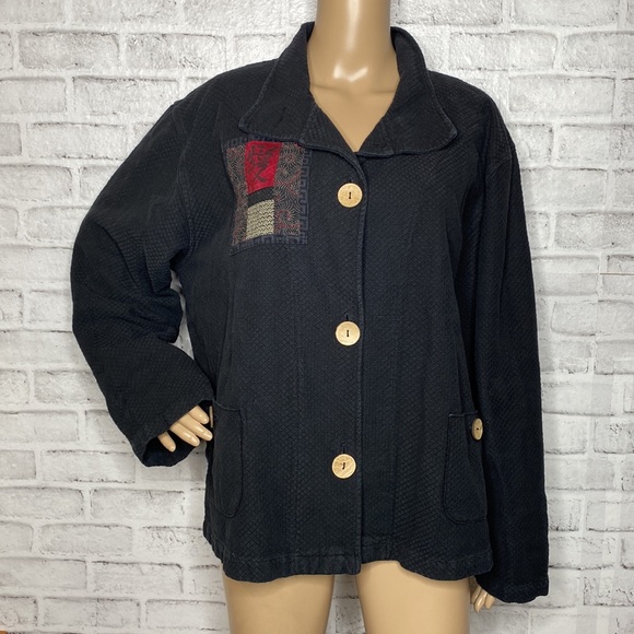 Brie Kriebel | Jackets & Coats | Brie Kriebel Art To Wear Waffle Knit ...